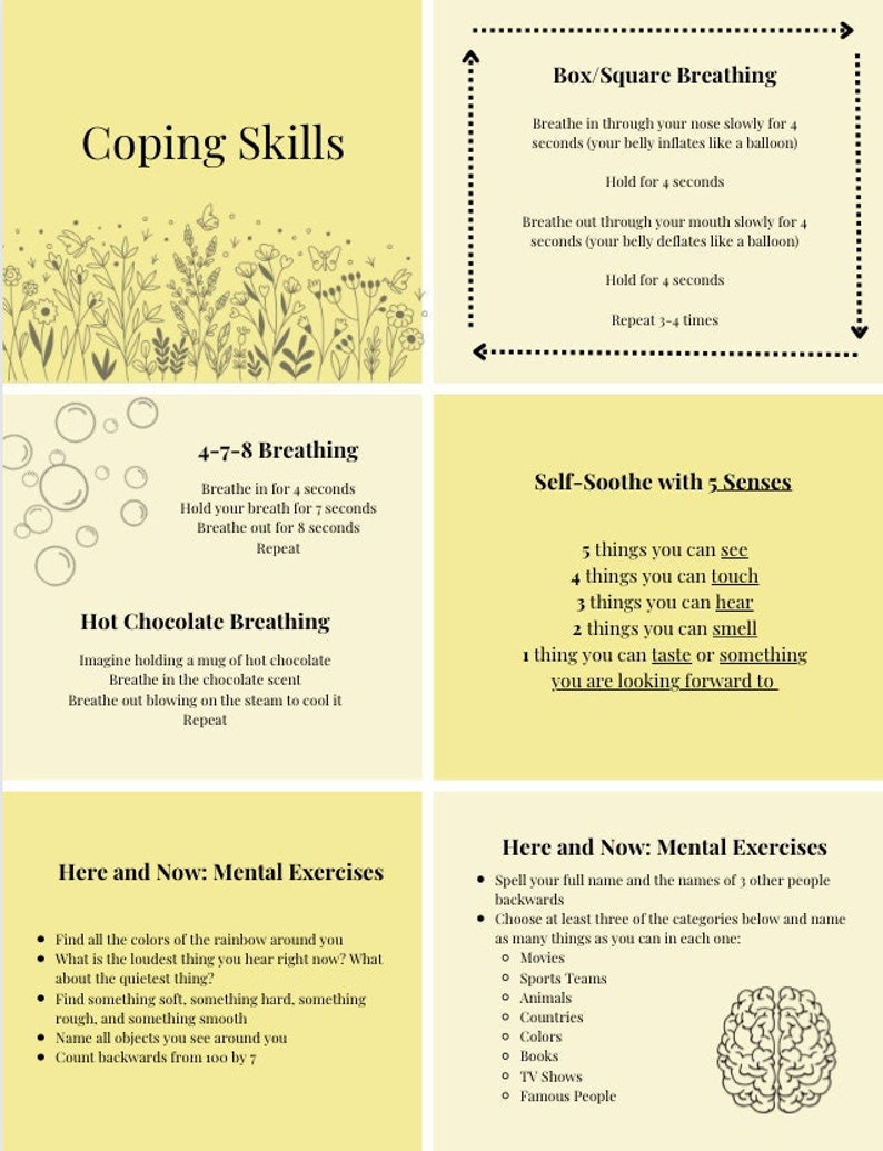 Coping Skills: Overcome Stress, Anxiety, Depression, and More With 23 ...