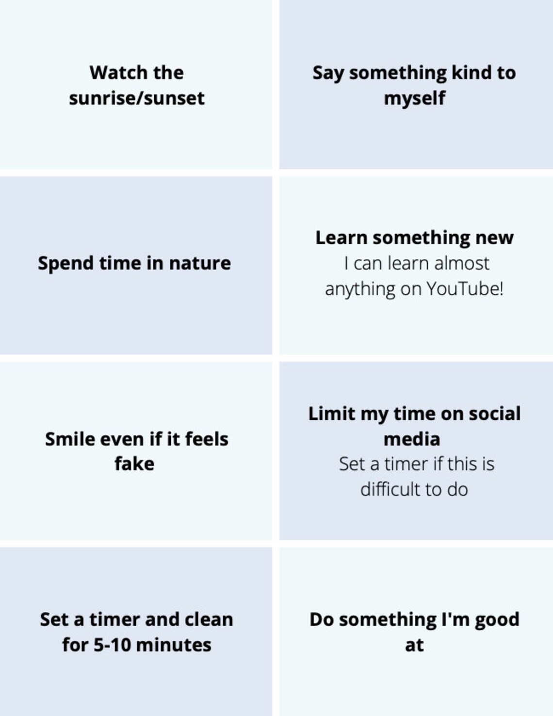 Relief From Depression, Depression Gifts, Coping Skills Cards, Coping ...