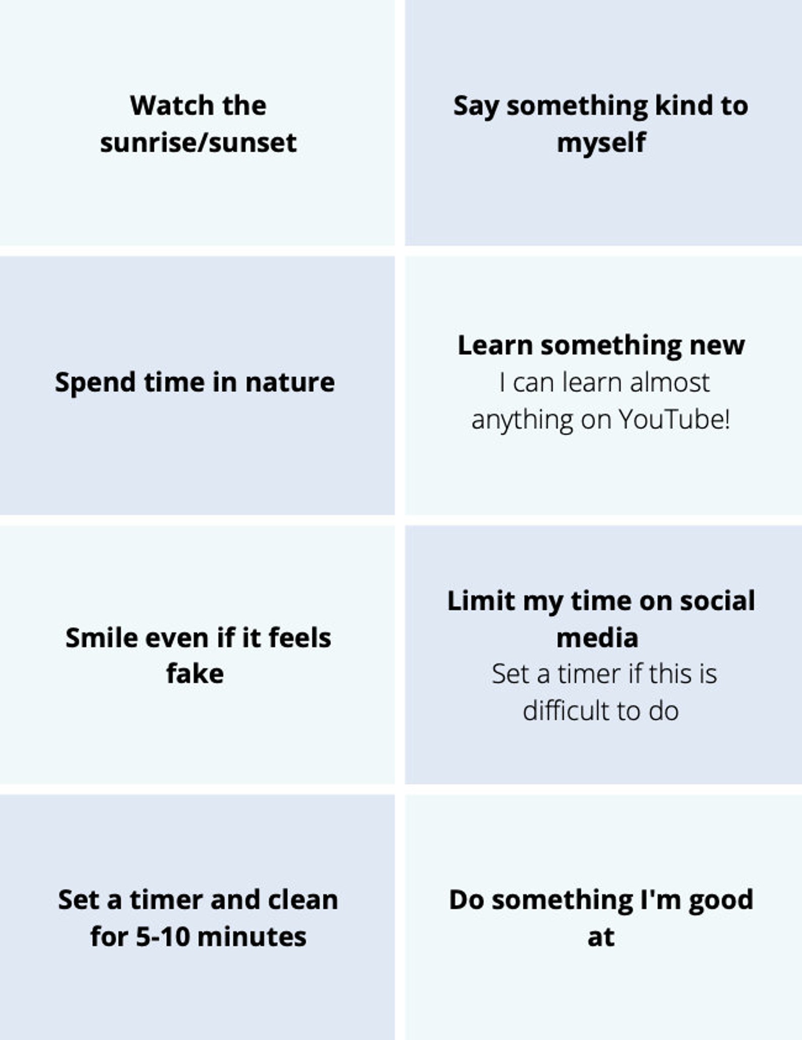 Relief From Depression, Depression Gifts, Coping Skills Cards, Coping ...