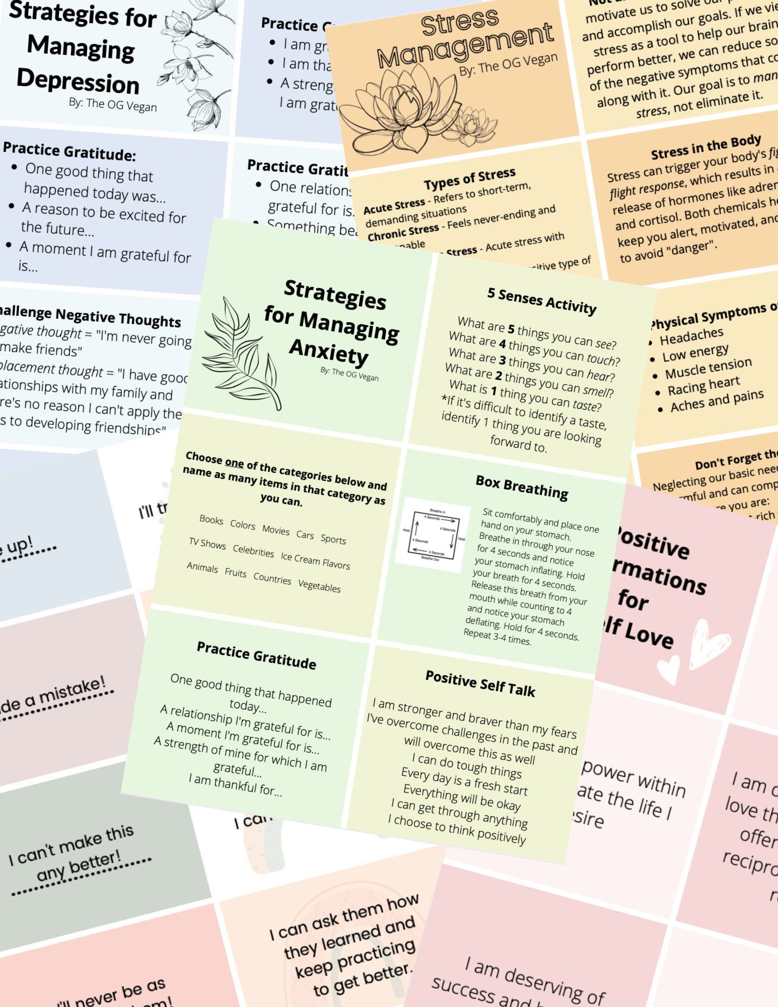 Mental Health Bundle: Anxiety Relief, Depression Relief, Stress Relief ...