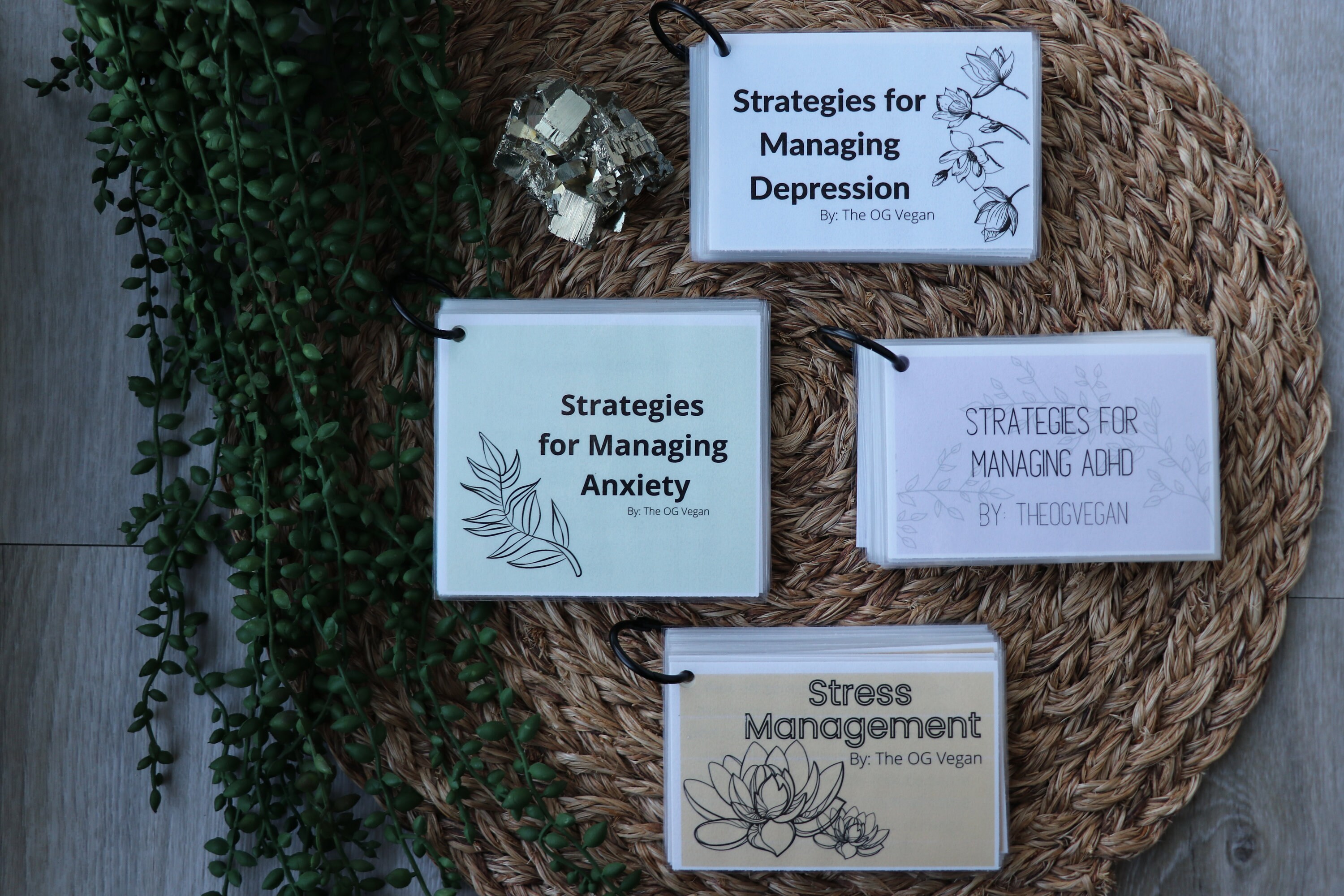 ADHD, Anxiety, Depression, and Stress Coping Skill Flashcard, Coping ...