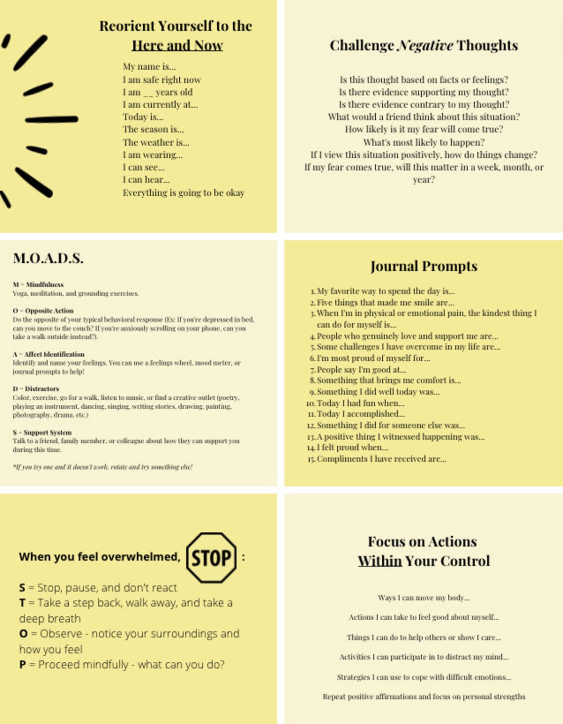 Coping Skills: Overcome Stress, Anxiety, Depression, and More With 23 ...