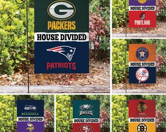 Custom House Divided Flag | Etsy