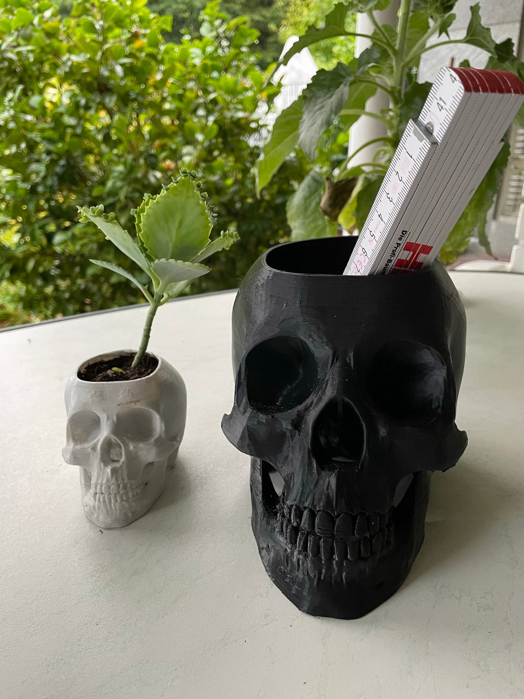 NEW: Large Skull, Skull, Skull Planter Decor Skull, Gardening, Plants ...