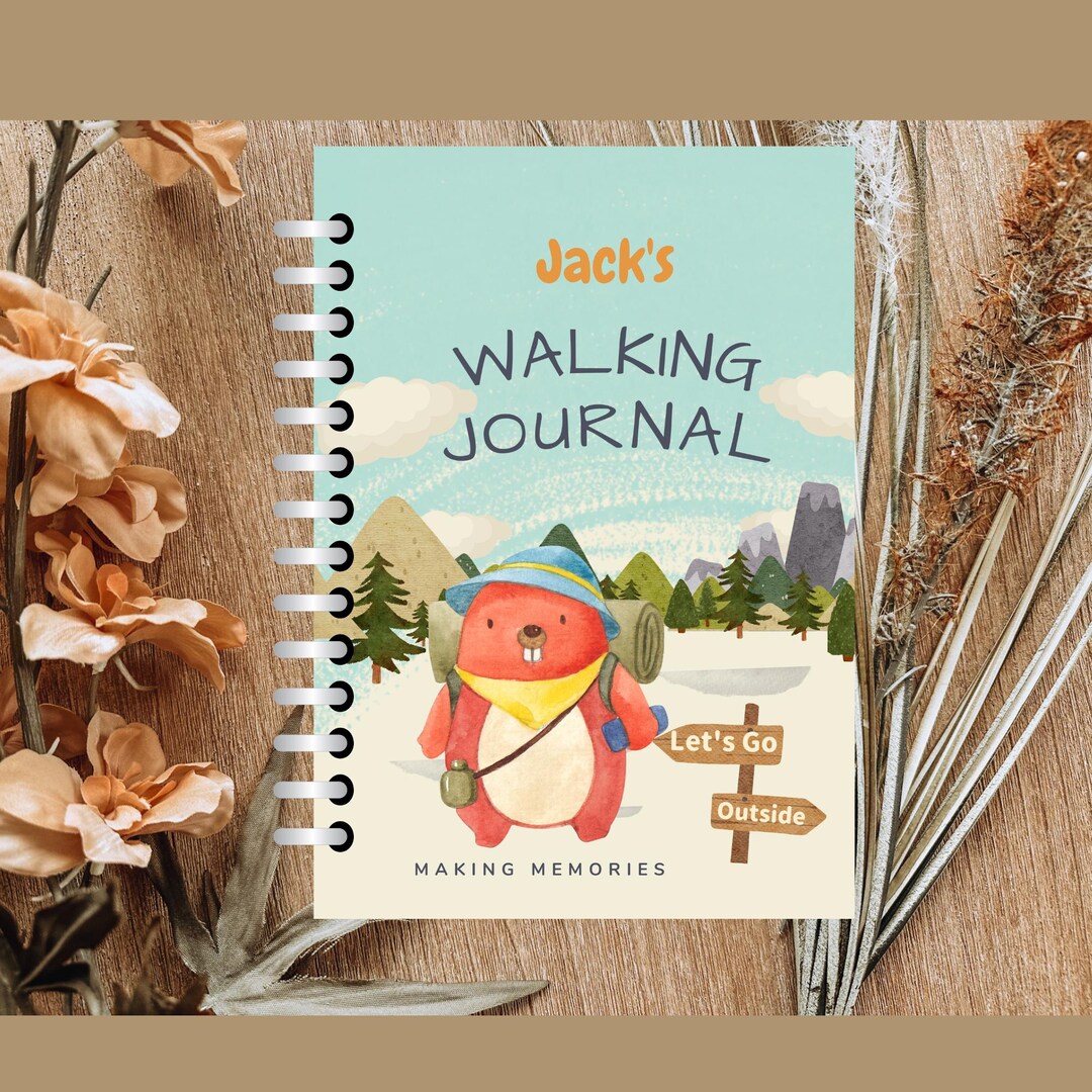 Personalized Children's Nature Walking Journal: I Spy Outdoor Activity ...
