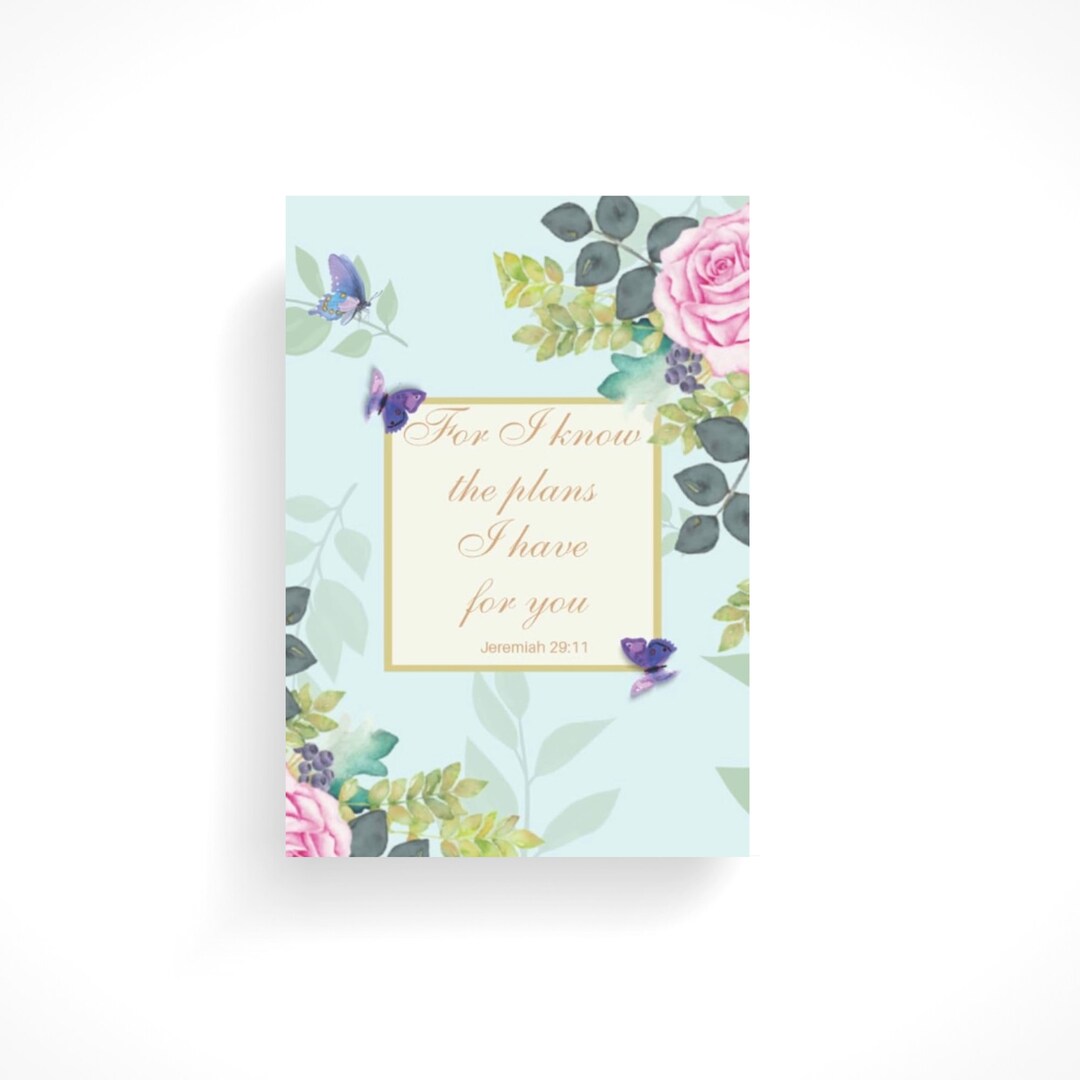 Christian Notebooks With Quotes Wirebound for I Know the Plans I Have ...