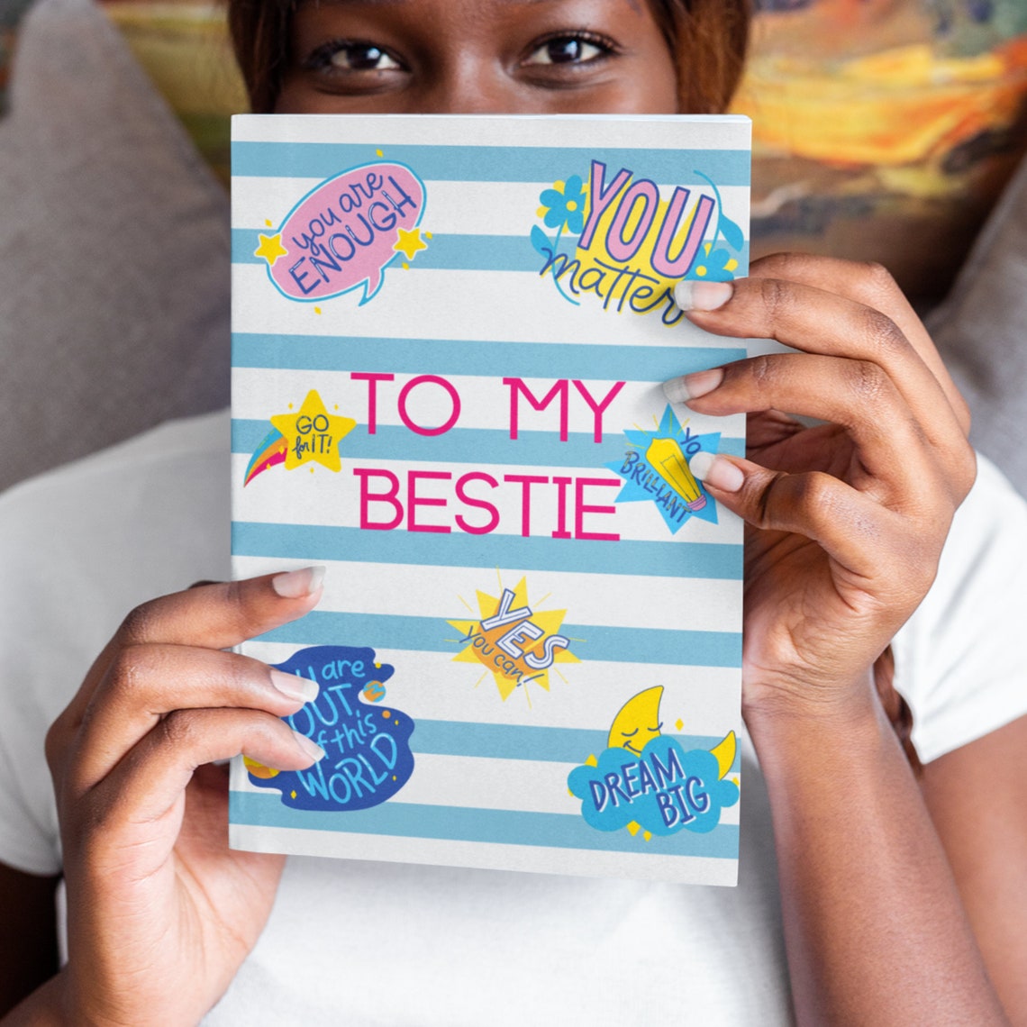 To my Bestie Notebook Friendship Gift Lockdown Gift Mental | Etsy