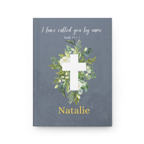Religious Notebook Personalised Christian Notebook Bible - Etsy UK