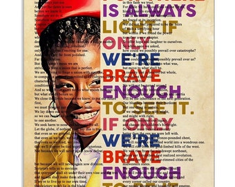 For There is Always Light Poster - Etsy