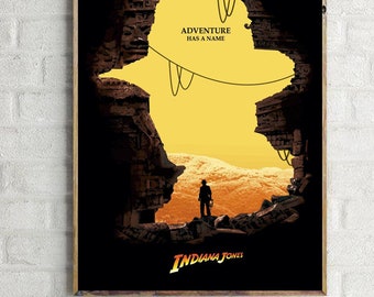 Indiana Jones Poster | Etsy
