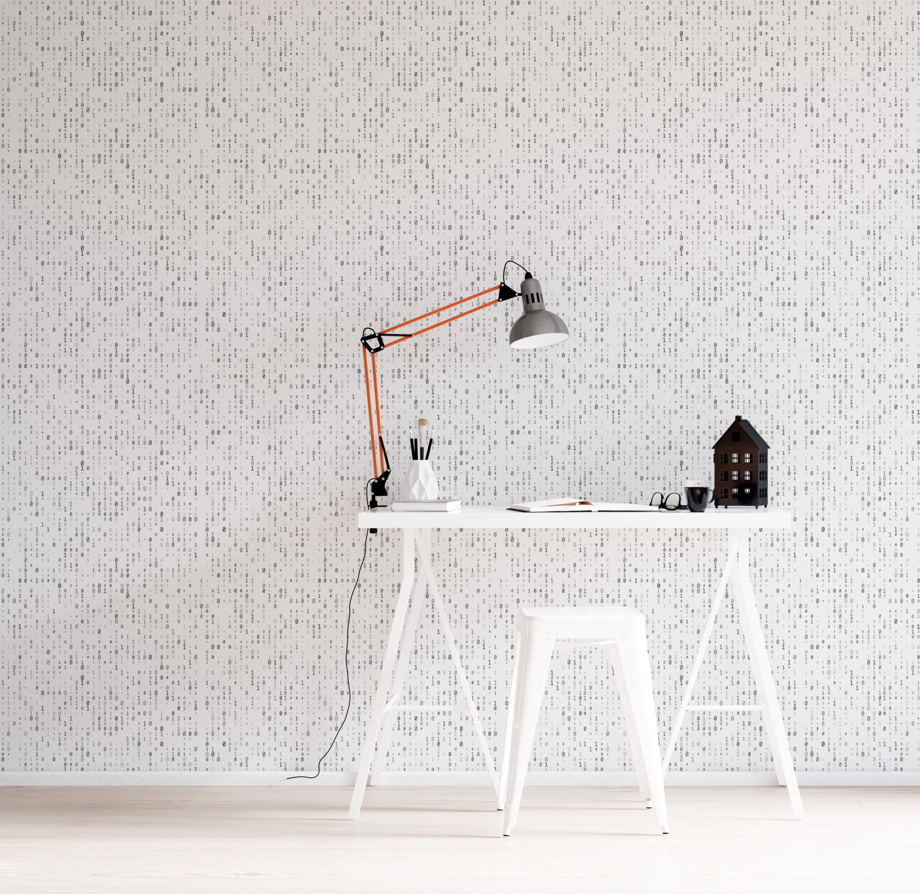 Binary Code Wallpaper Programming and Codding Peel and Stick | Etsy