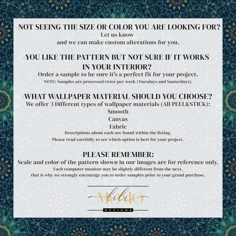 Traditional Arabic Geometric Wallpaper Dark Green Mosaic - Etsy