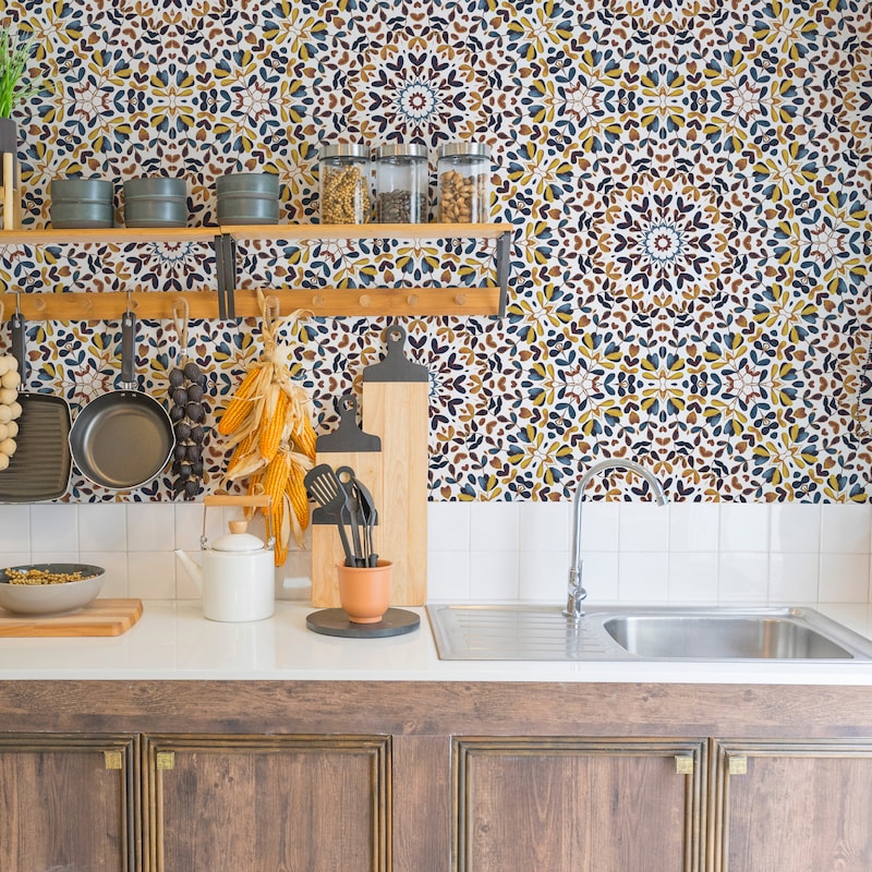 Tile Wallpaper - Etsy