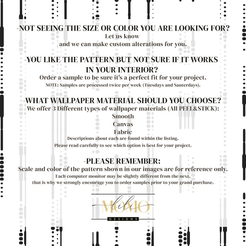 Morse Code Wallpaper Geometric Black and White Lines Peel - Etsy