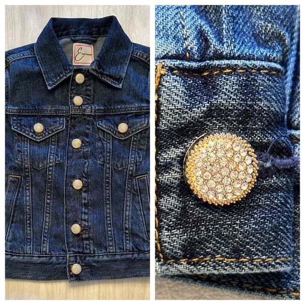 Denim Jacket Buttons - Etsy
