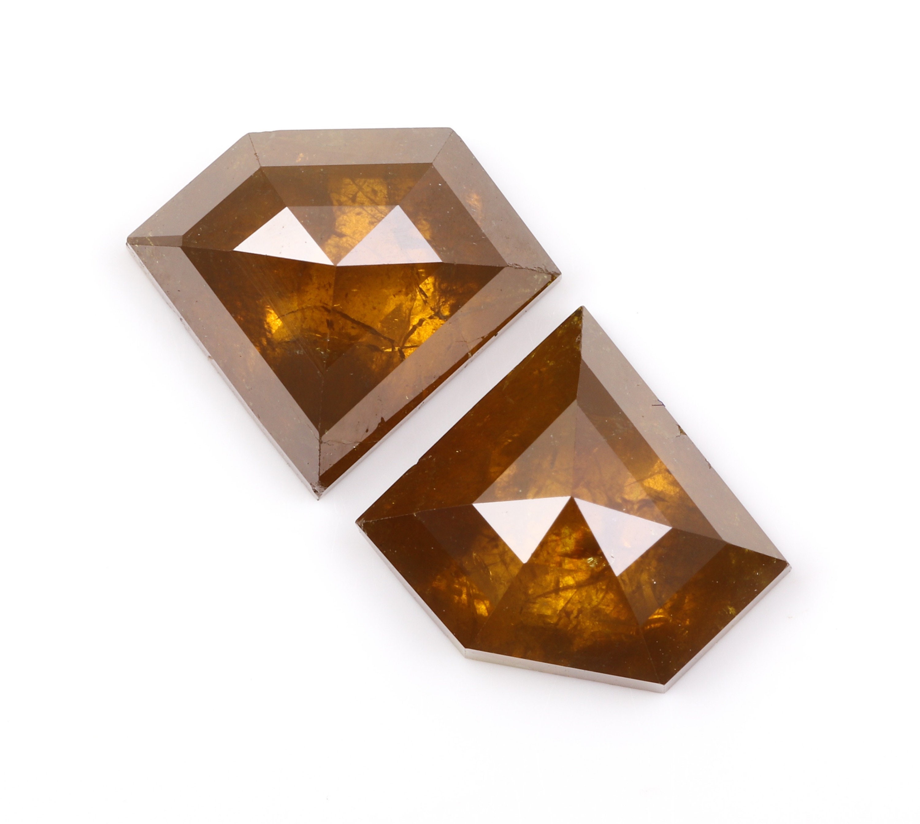 4.12 CT 9.7 X 8.2 MM Fancy Color Pentagon Shape Minimal - Etsy UK