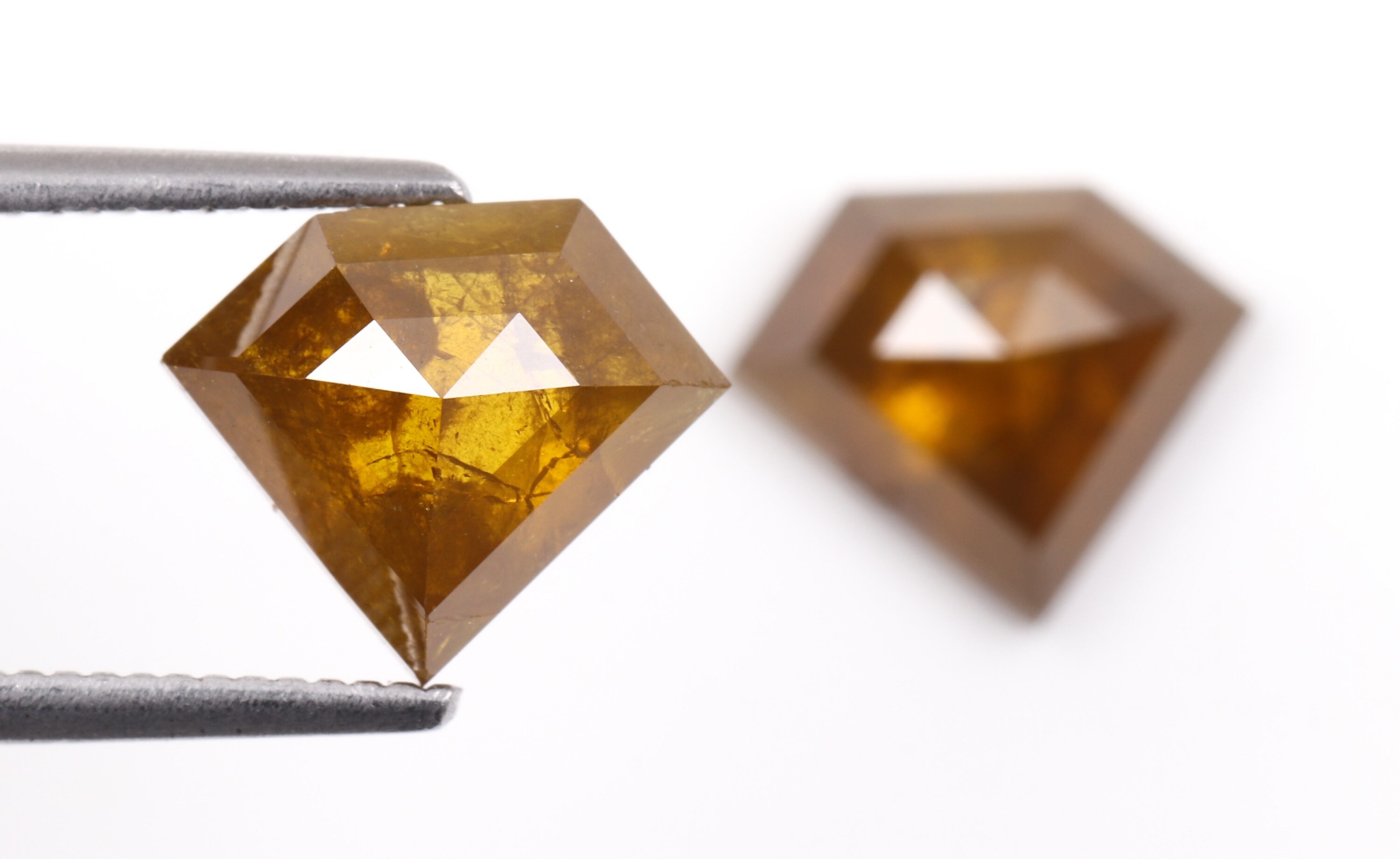 4.12 CT 9.7 X 8.2 MM Fancy Color Pentagon Shape Minimal - Etsy UK