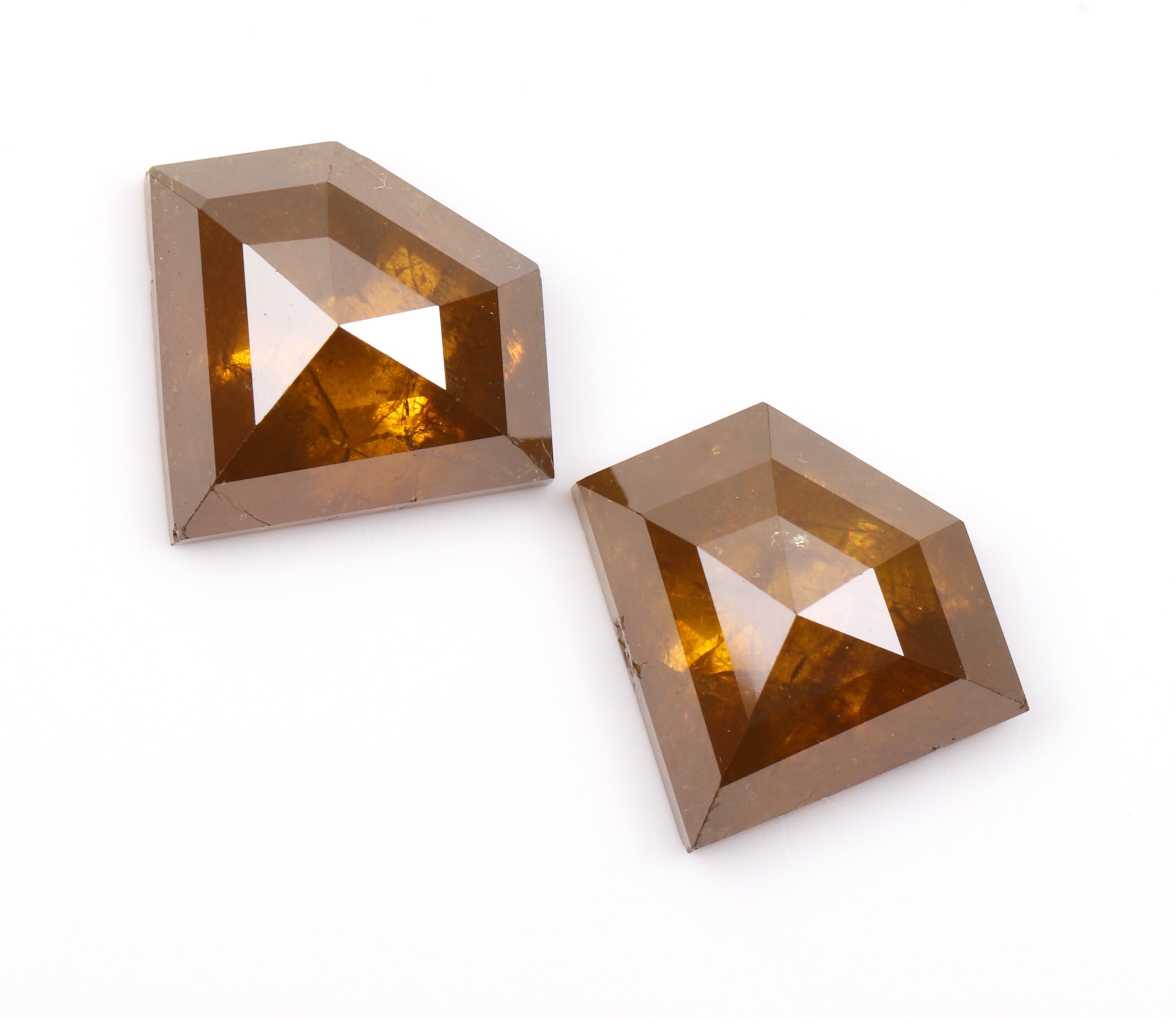 4.12 CT 9.7 X 8.2 MM Fancy Color Pentagon Shape Minimal - Etsy UK