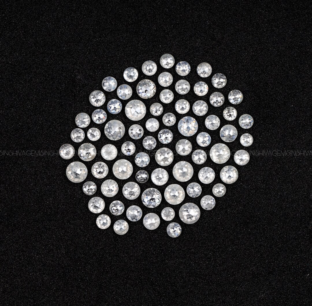 1.7 to 3.4 MM | Round Rose Cut Diamond | Natural Loose Diamond | Milky ...