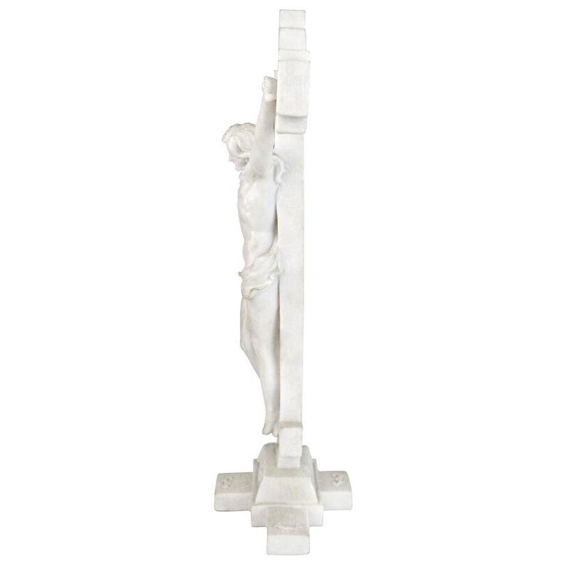 Body of Christ Bonded Marble Crucifix Statue Easter Gift | Etsy