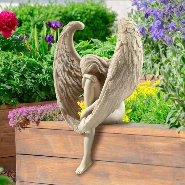 Mourning Angel Statue - Etsy