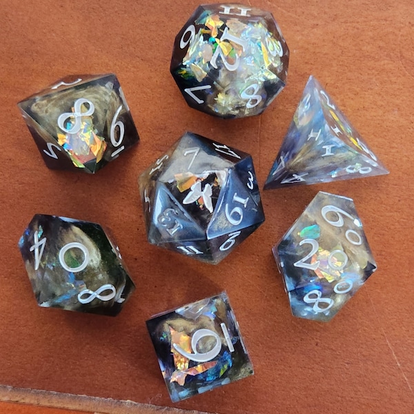 Clear Dice Set - Etsy