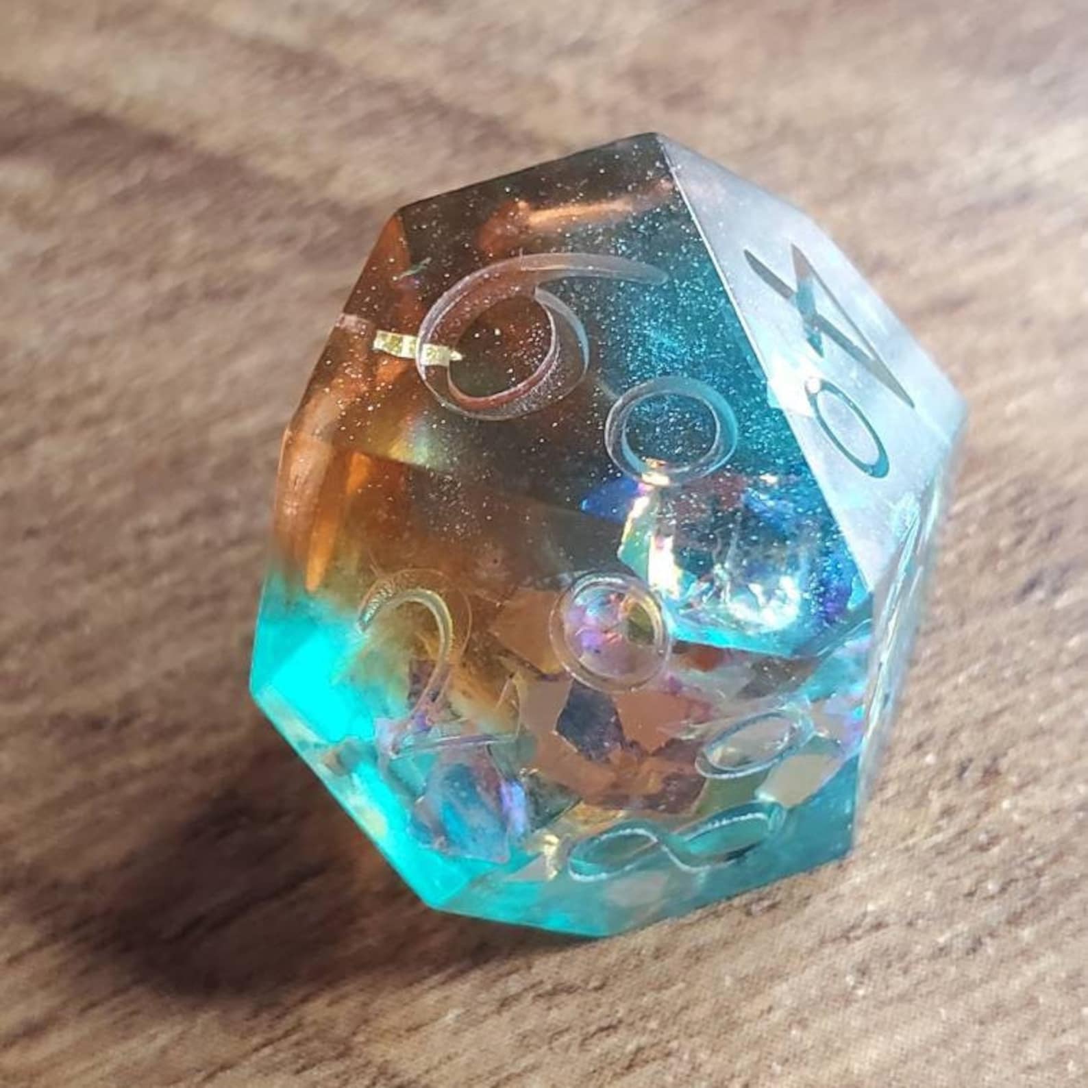 Rusty Spacerocket / Sharp Edge Dnd Dice/ 7pc Polyhedral Dice - Etsy