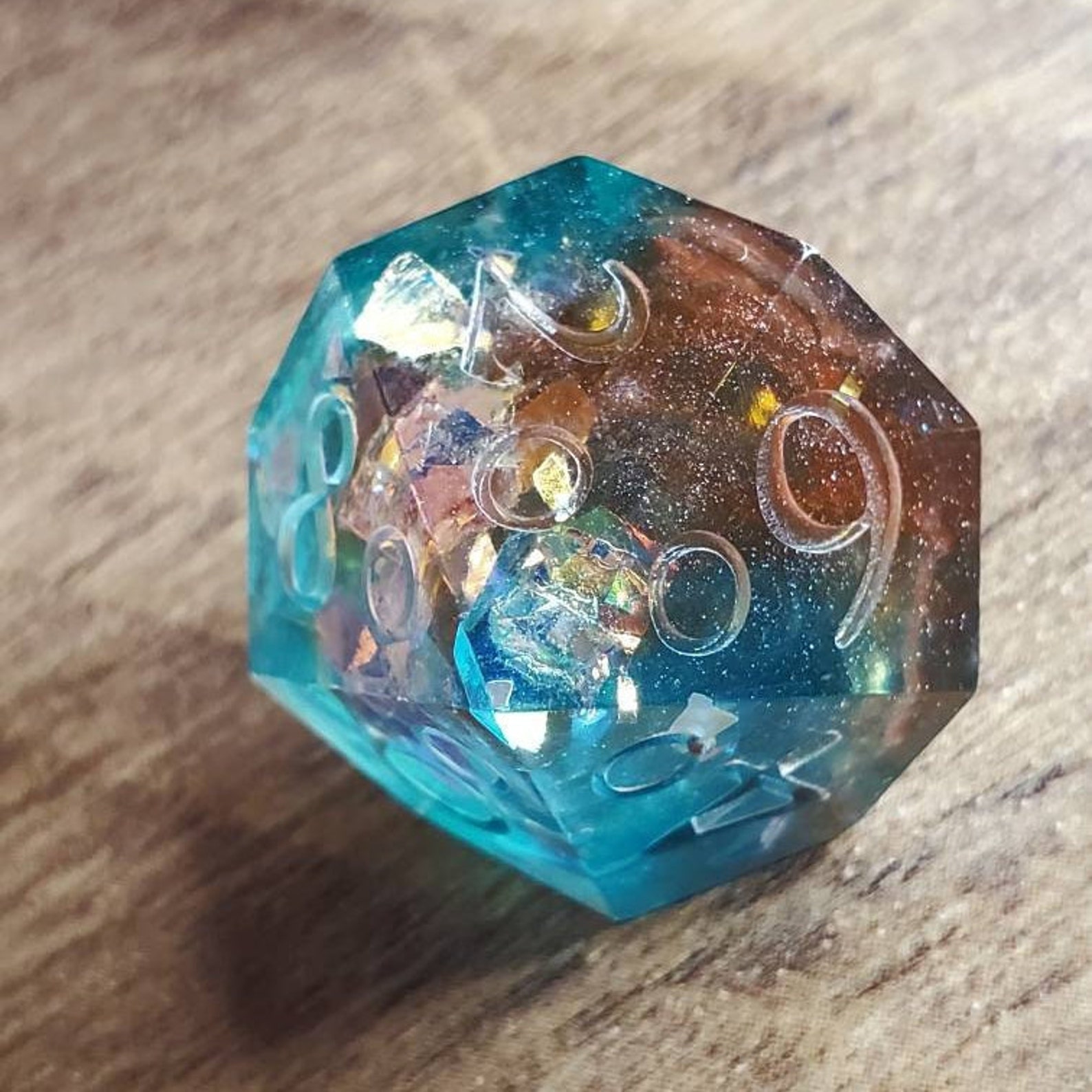 Rusty Spacerocket / Sharp Edge Dnd Dice/ 7pc Polyhedral Dice - Etsy