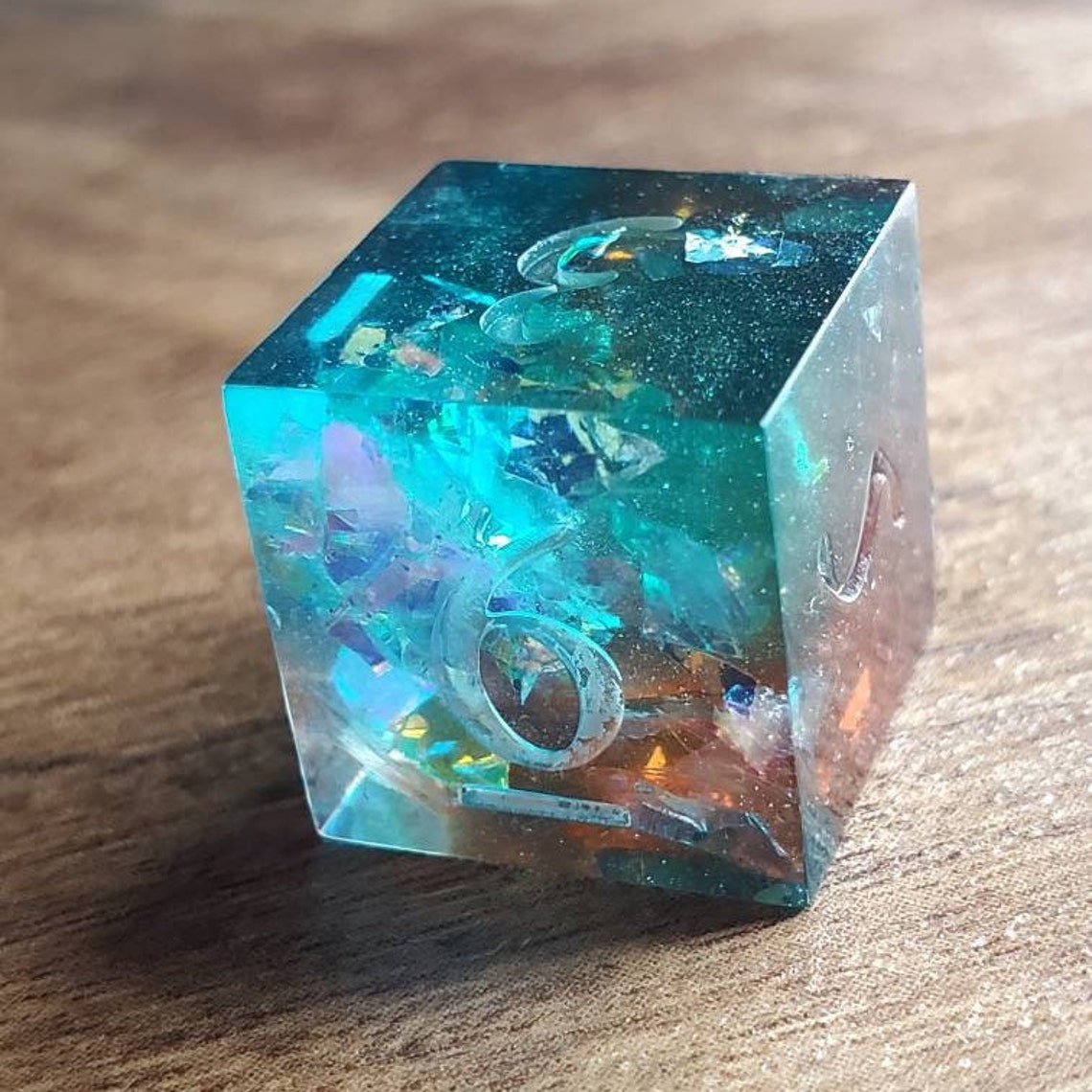 Rusty Spacerocket / Sharp Edge Dnd Dice/ 7pc Polyhedral Dice - Etsy