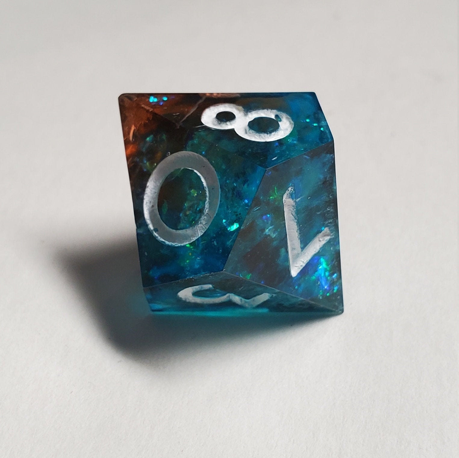 Rusty Spacerocket / Sharp Edge Dnd Dice/ 7pc Polyhedral Dice - Etsy