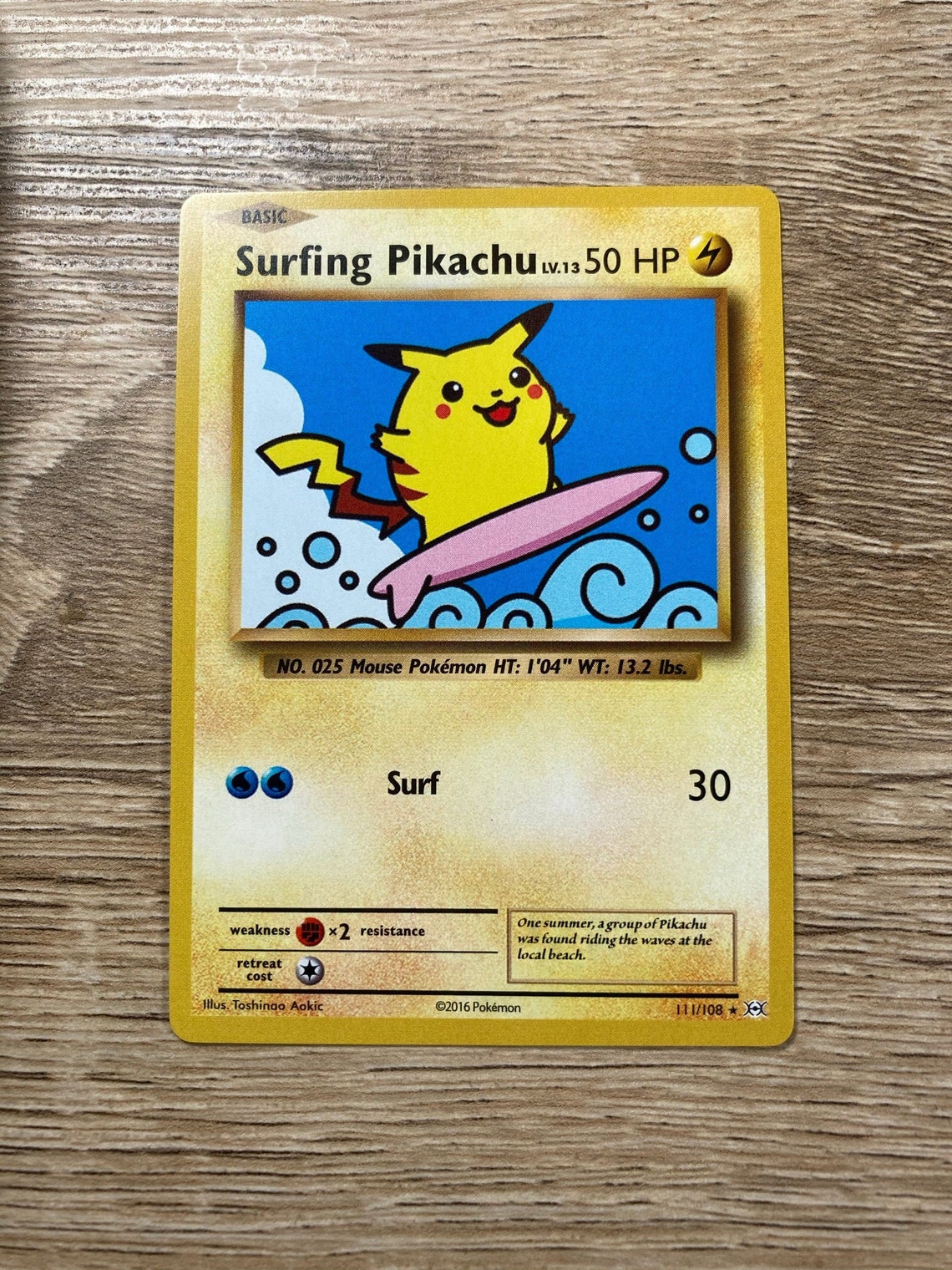 Surfing Pikachu Custom Made Pok mon Card Evolutions Non Holo Etsy Surfing Pikachu Custom Made Pok mon Card Evolutions Non Holo Etsy