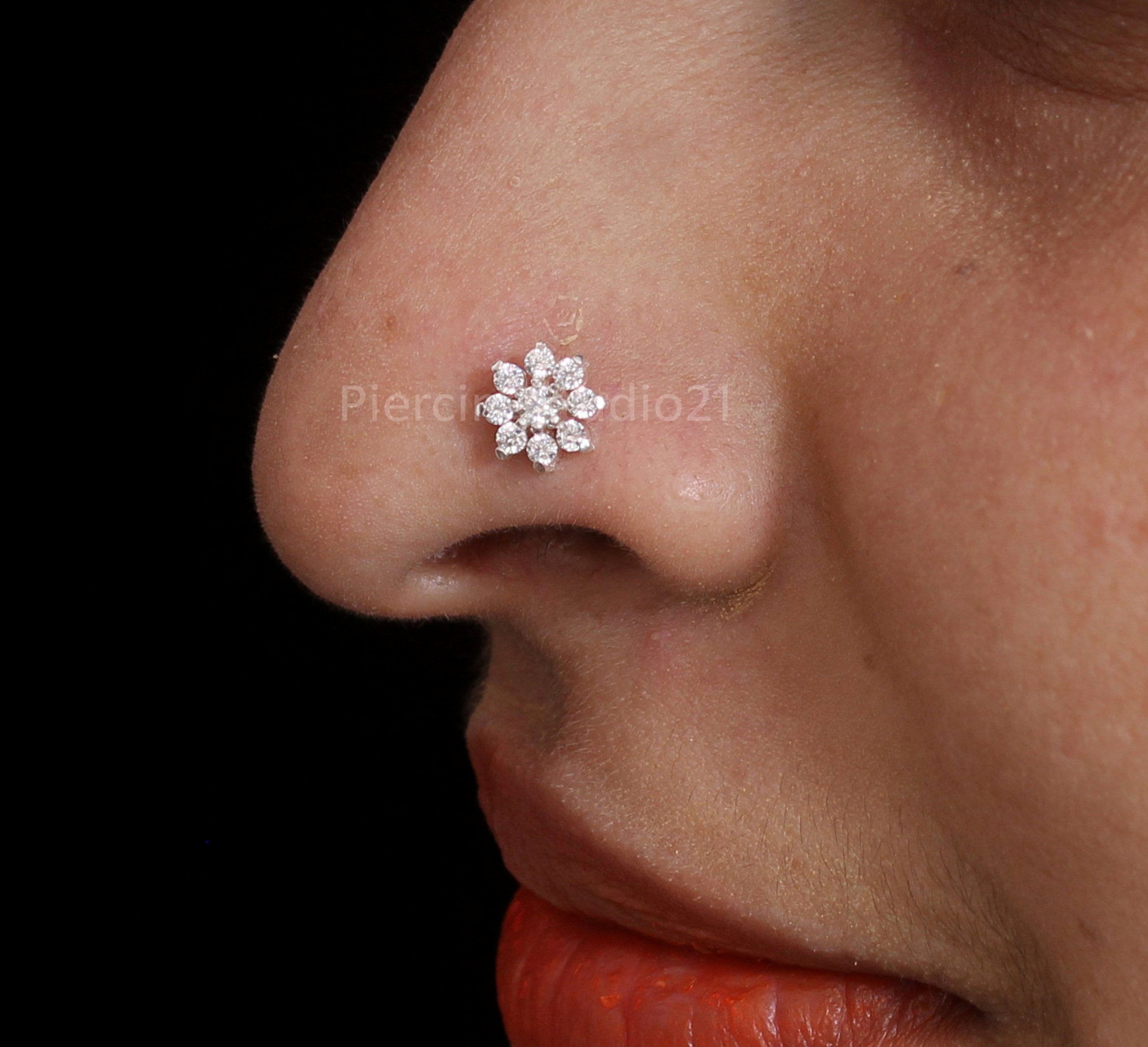 Indian Nose Stud Traditional Nose Stud Indian Nose Ring - Etsy