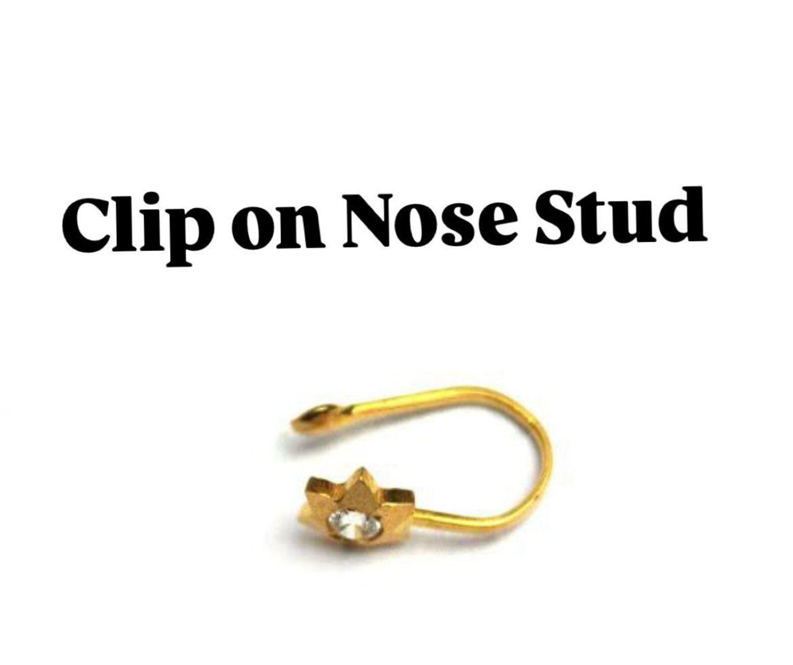 Gold Sun Dangle Nose Stud: L Shape Indian Nose Piercing - Etsy