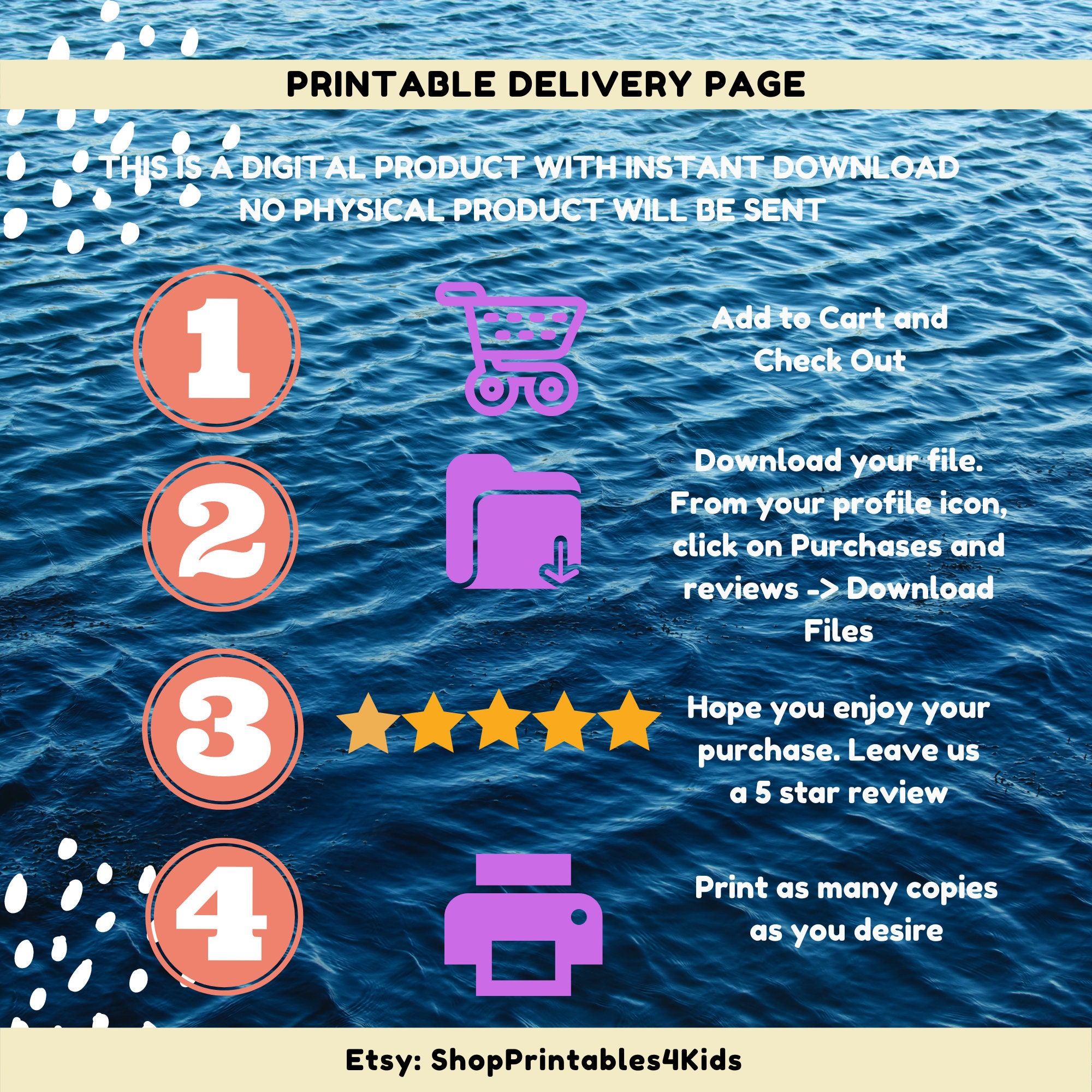 Alphabet ABC Sea Animal Flashcards for Preschool | Pre-k | Kindergarten ...