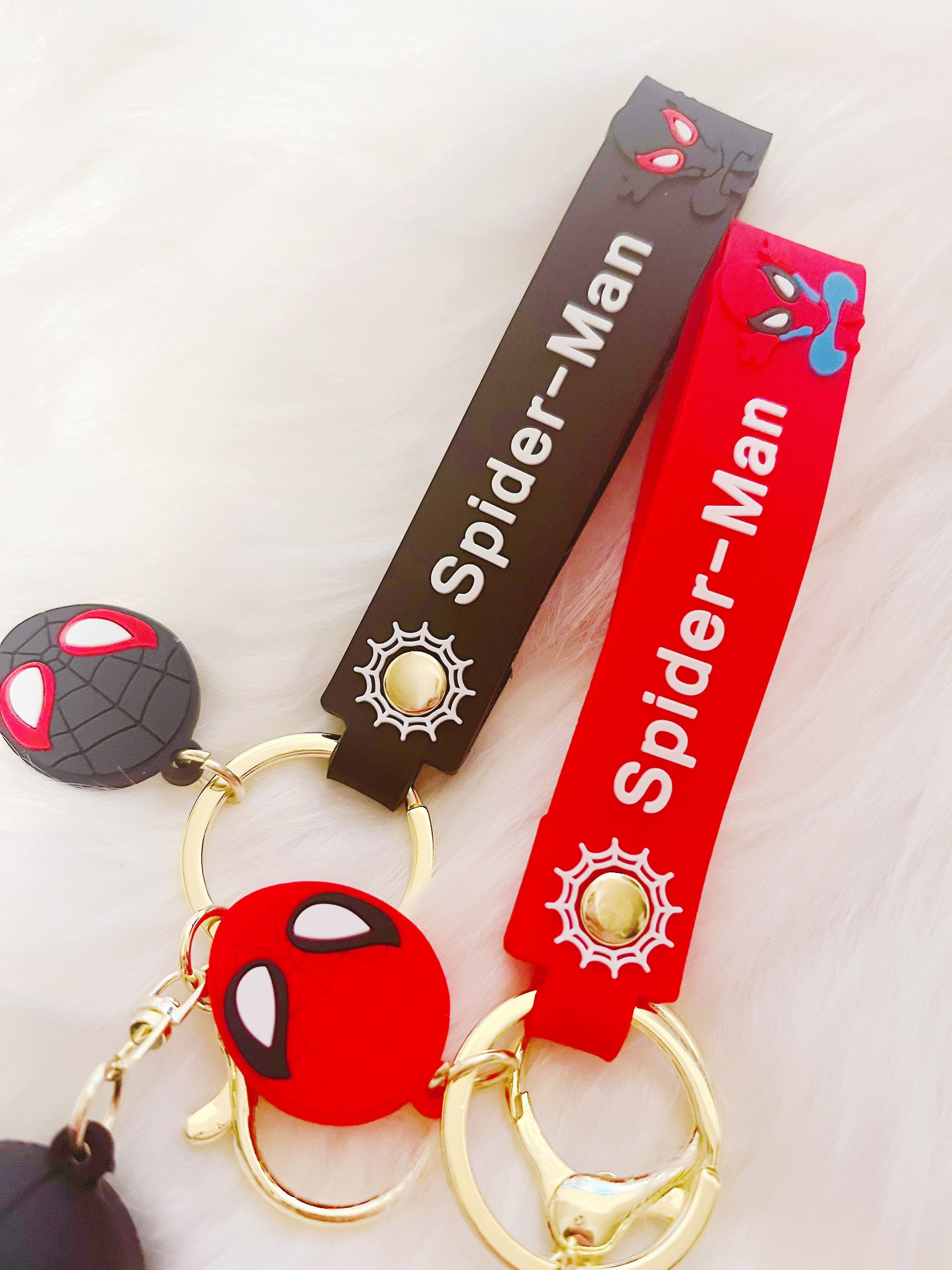 Cute Cartoon Spider Man Keychain/key Ring - Etsy