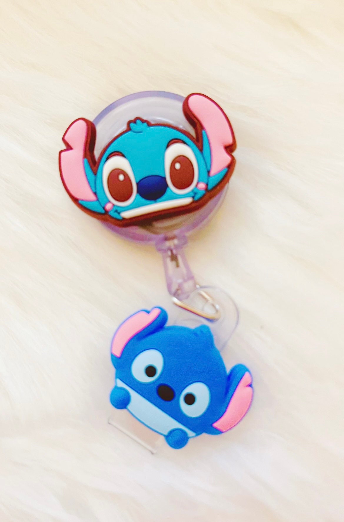 Cartoon ID Badge Clip,cute Kawaii Cartoon Character Retractable ID ...