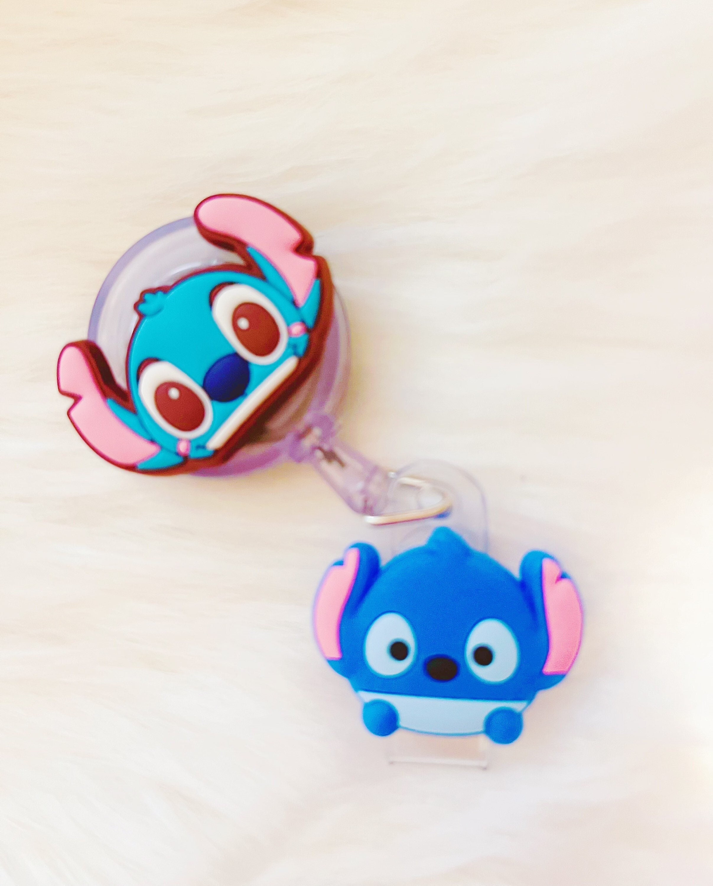 Cartoon ID Badge Clip,cute Kawaii Cartoon Character Retractable ID ...