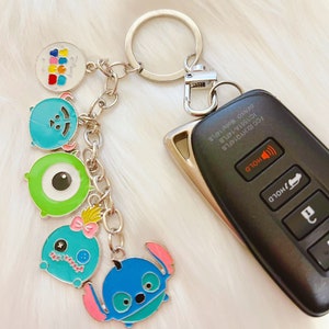 Super Cute Stitch Keychain,lilo&stitch Charm Keychain,cartoon Stitch ...