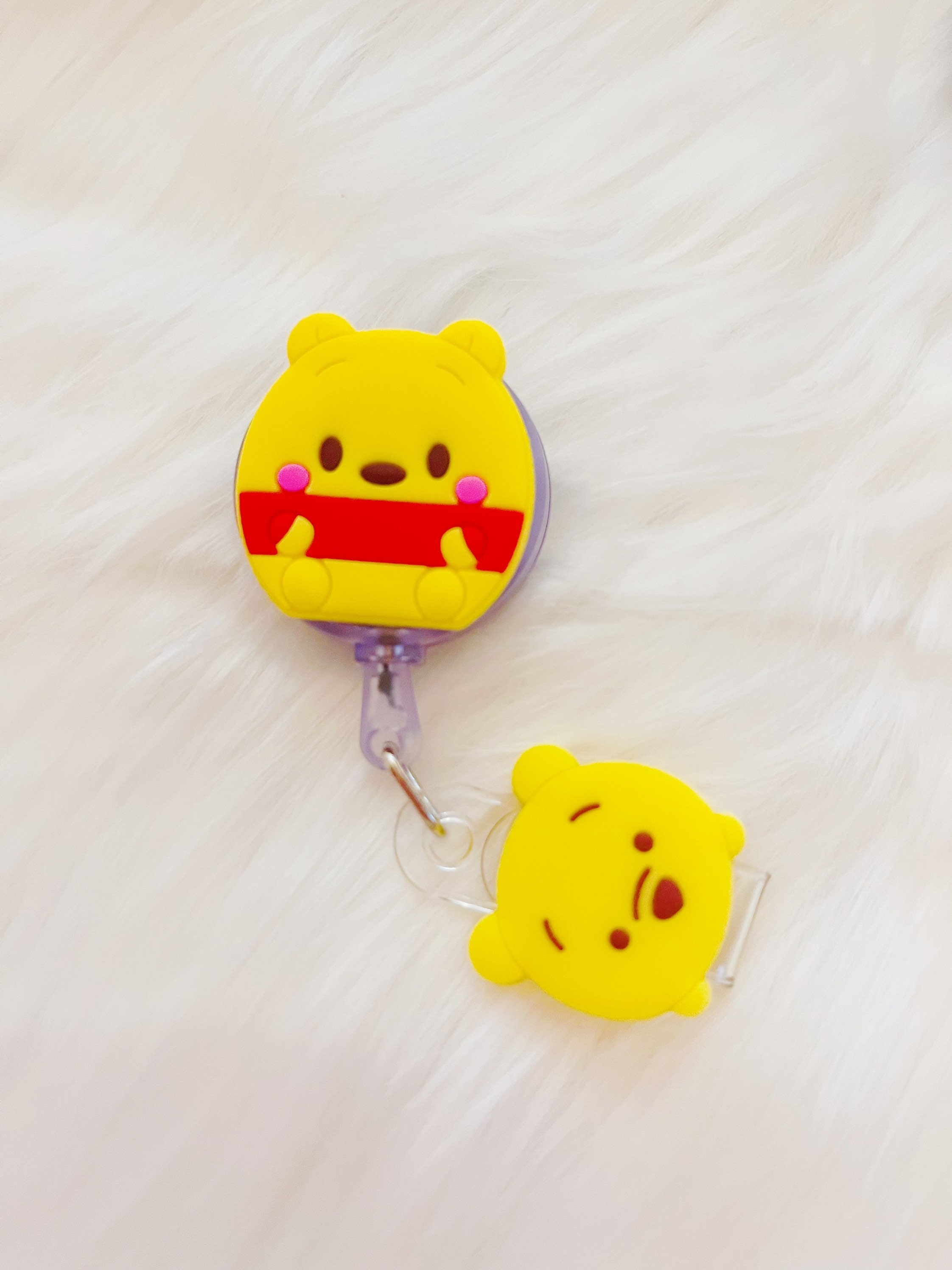 Cartoon ID Badge Clipcute Kawaii Cartoon Character - Etsy