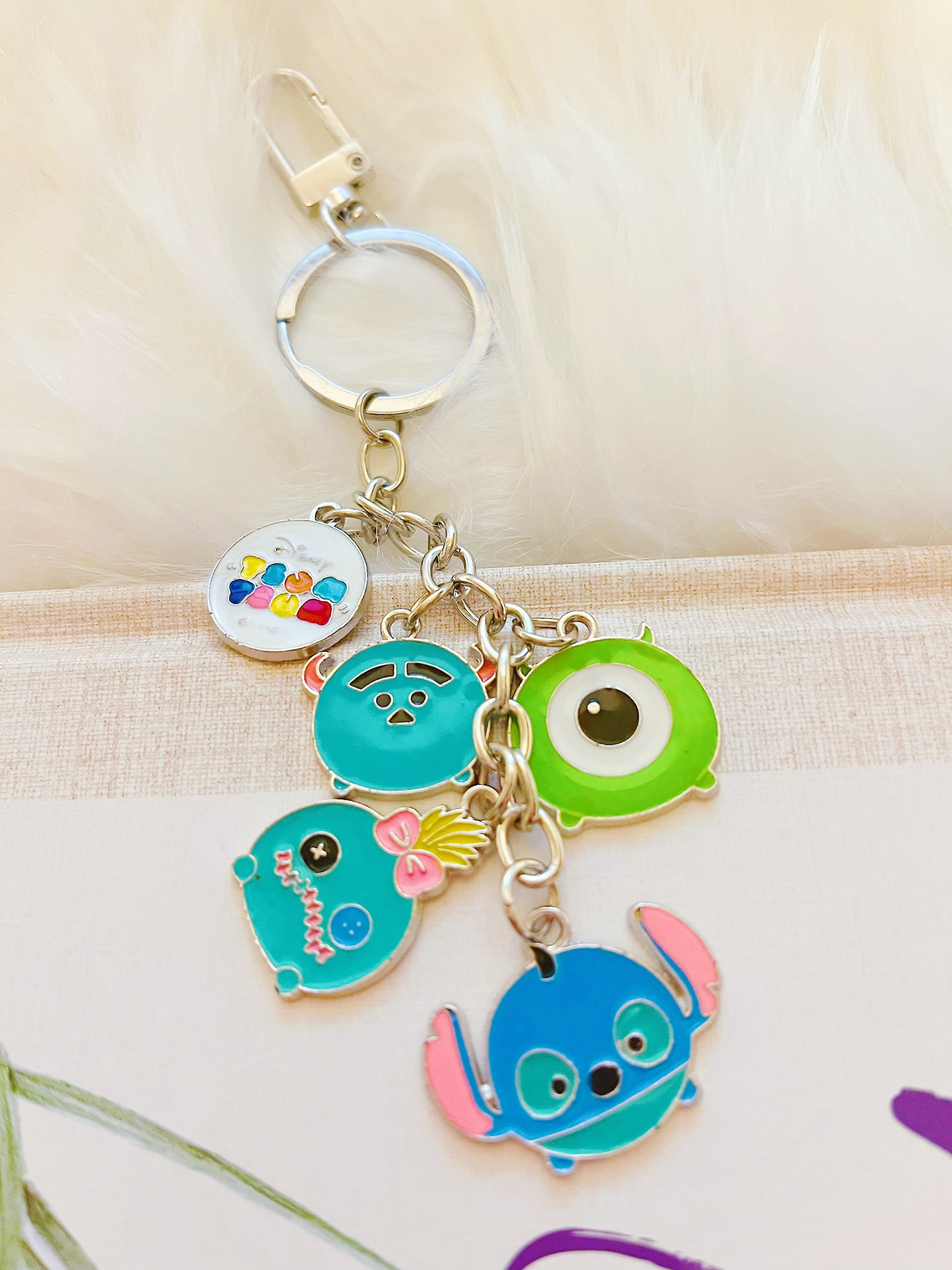 Super Cute Stitch Keychain,lilo&stitch Charm Keychain,cartoon Stitch ...