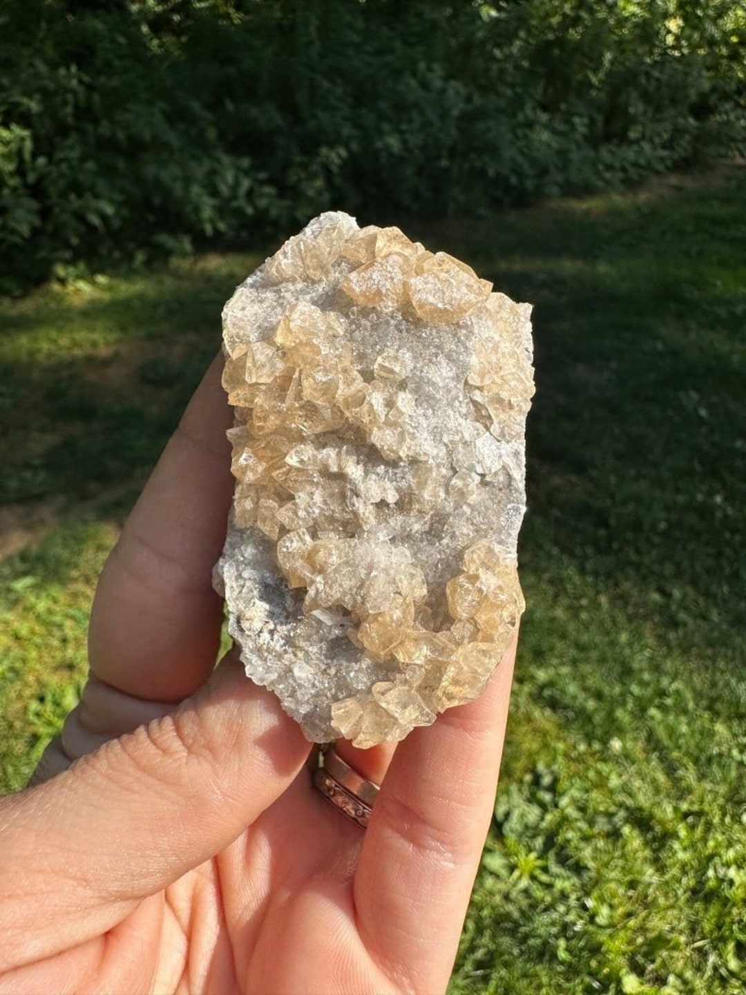 Stellar Beam Calcite Crystal 150, Calcite, Stellar Beam, Yellow Calcite ...