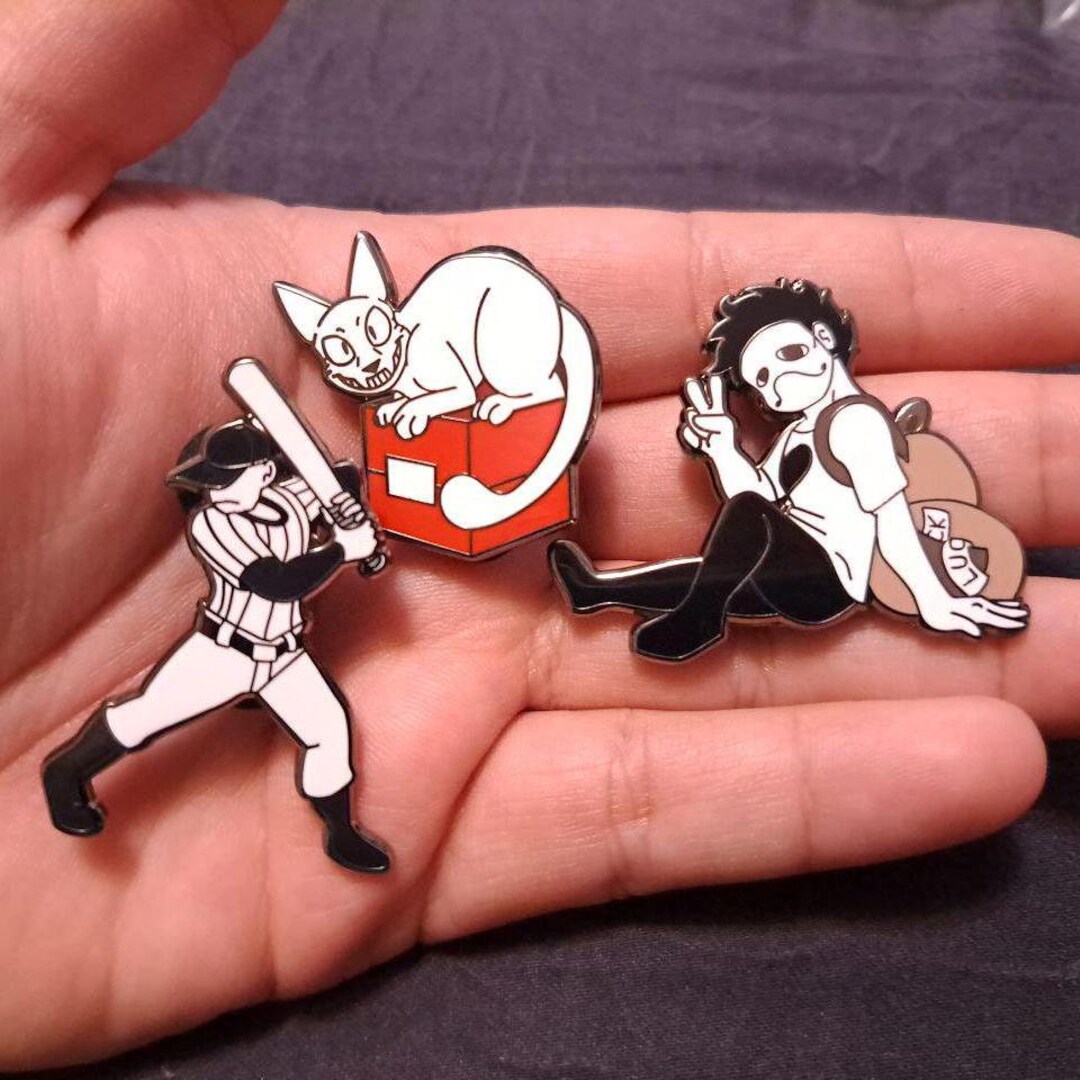 OFF by Mortis Ghost Hard Enamel Pins - the Batter, the Judge, Zacharie ...