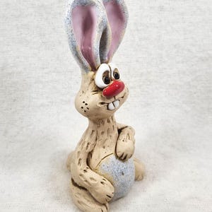Handmade Ceramic Rabbit Figurine - Etsy