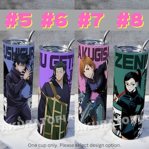 Jujutsu Gojo Anime Tumbler 20oz Sublimation Anime Fan Anime Design ...