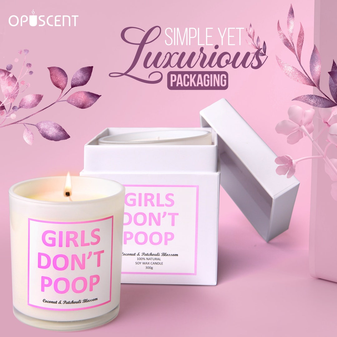 Girls Dont Poop Luxury Scented Candle Scented Soy Candle for Home and ...