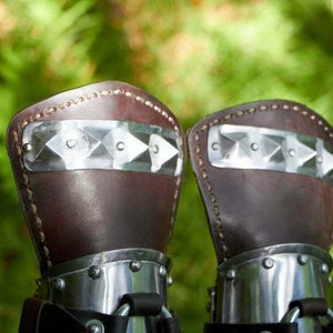 Medieval Bracers Armor Witcher Cosplay Steel Armor Knight - Etsy