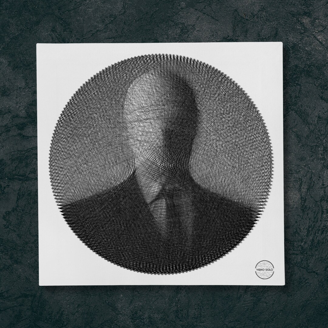 Mr. Nobody String Art: Horror Portrait, Dark Art (PDF Download Digital ...