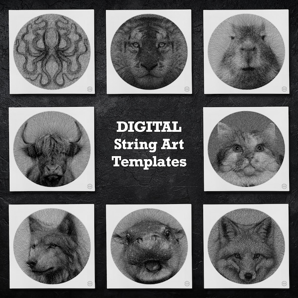 Animal String Art - Etsy