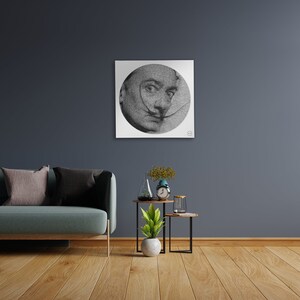 Salvador Dali String Art Template Custom Handmade Personalized Portrait ...