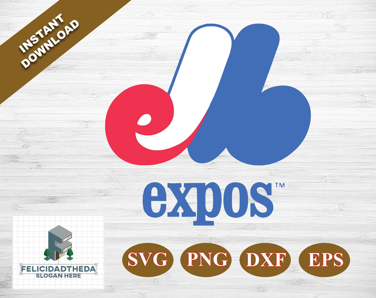 Montreal Expos Logo SVG montreal expos logo gift montreal | Etsy